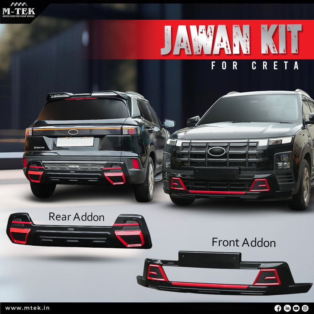 CRETA (2024) M-TEK JAWAN (DREAMLINER) KIT IN BLACK EDITION ...