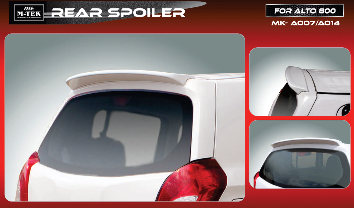 M-Tek Car Spoilers: Buy Rear Wing Spoiler for Your Car Online : Dolphin ...