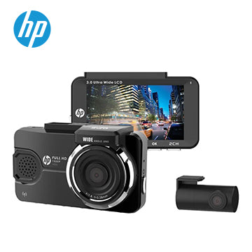 HP Dash Cam F450X Front & Rear Camera (Full HD + 1080P Recording + GPS ...