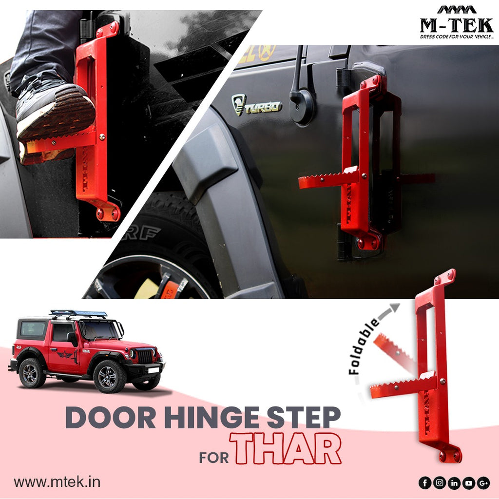 M-TEK THAR DOOR HINGE STEP ( RED ) – DolphinAccessories