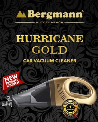 Bergmann Hurricane GOLD Car Vacuum Cleaner with (Brushless) BLDC Motor ...
