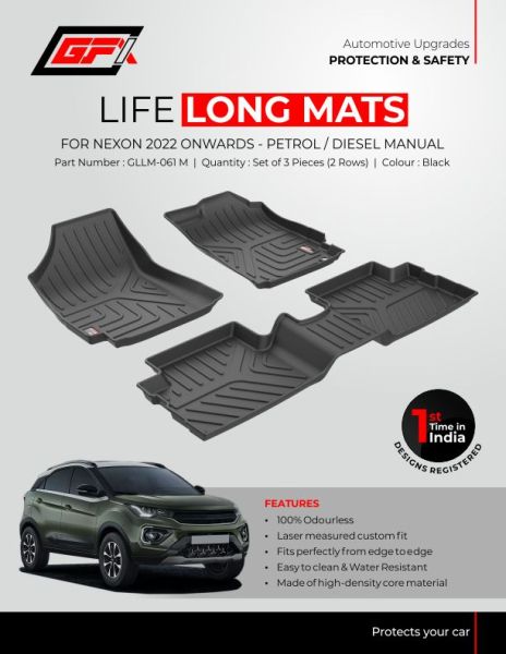 GFX NEXON 2022 ONWARDS MANUAL LIFELONG MAT – DolphinAccessories