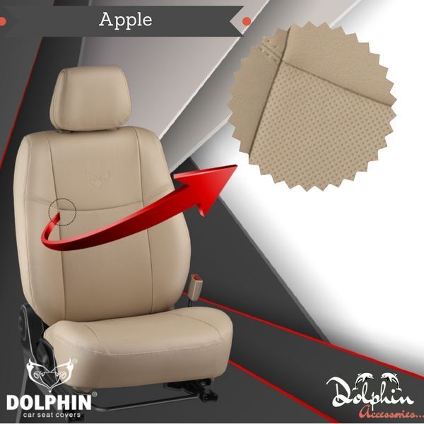 DOLPHIN SEAT COVER NEW VERNA 2015( Rear Headrest inbuilt) Apple 04 ...