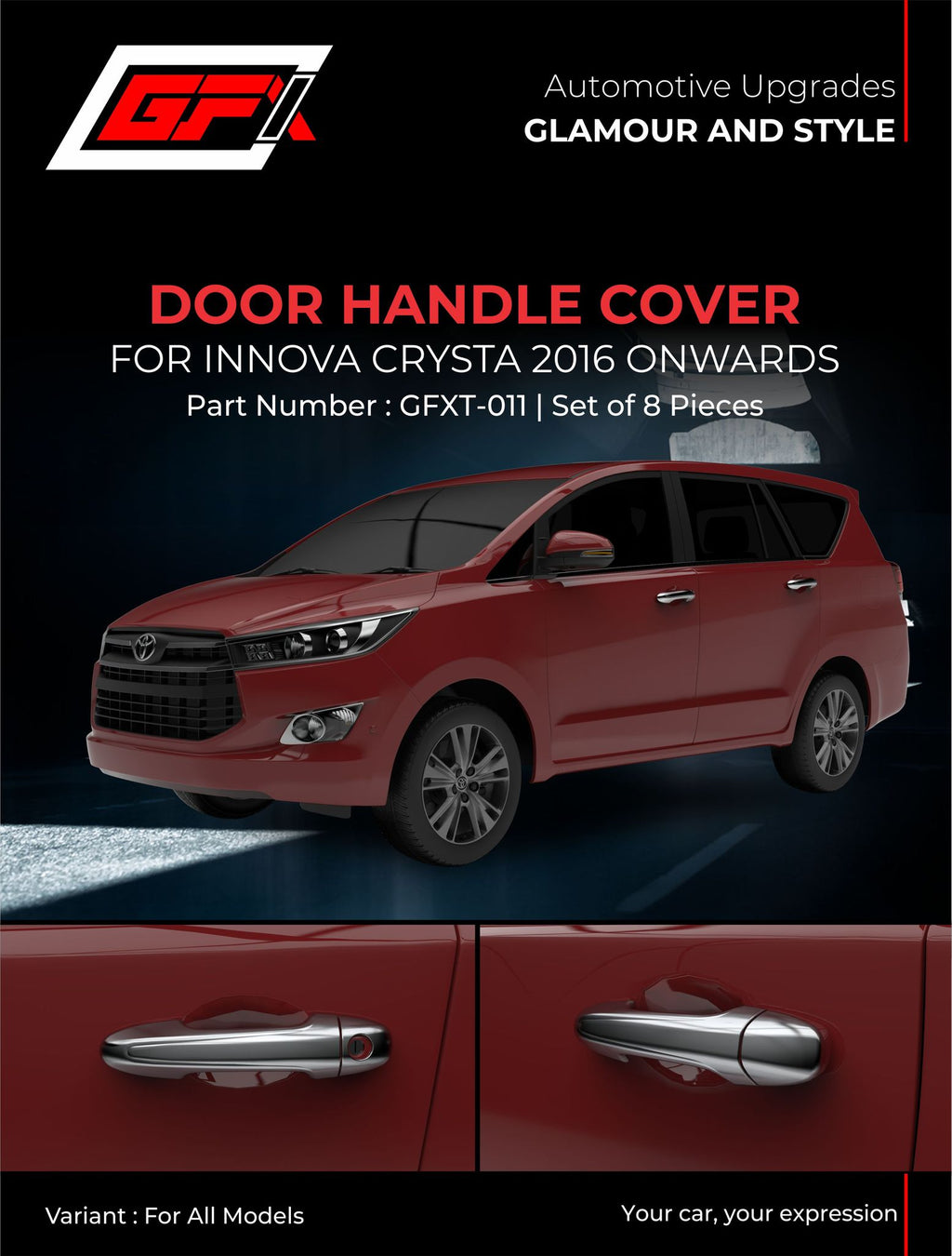 Door Handle Cover Innova Crysta GFXT-011 – DolphinAccessories