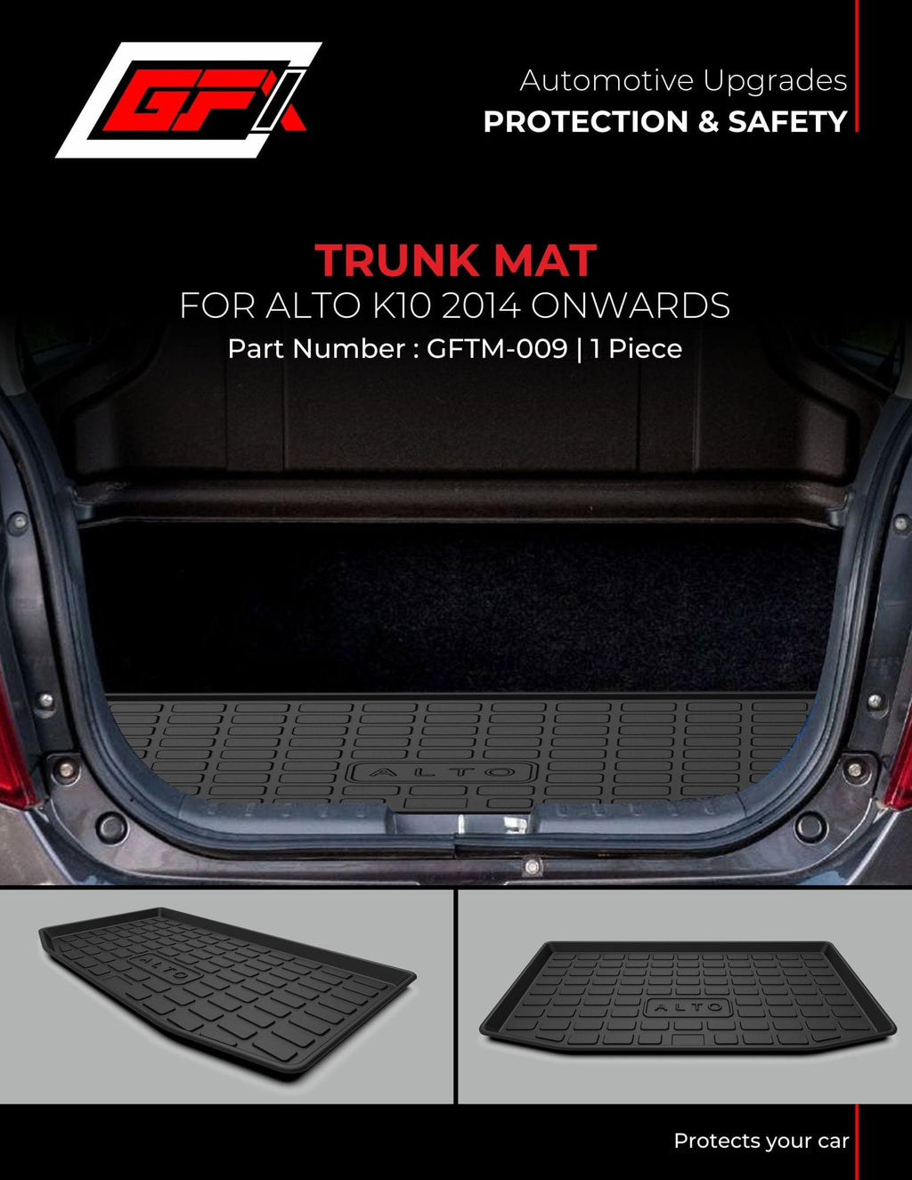 GFX Alto K-10 /Alto 800 2014 Onwards Trunk Mat – DolphinAccessories