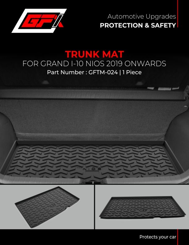 GFX I-10 Grand Nios 2019 Onwards Trunk Mat – DolphinAccessories