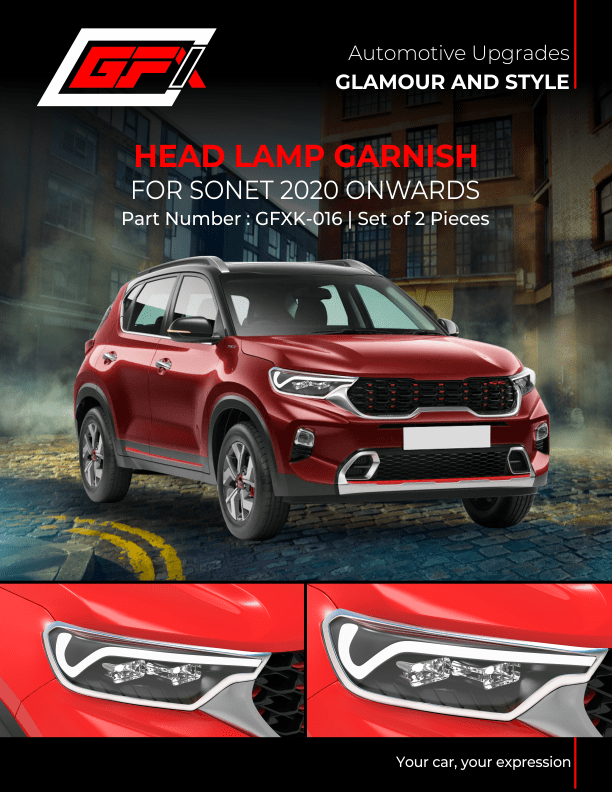 GFX Head lamp Garnish Sonet 2020 GFXK-016 – DolphinAccessories