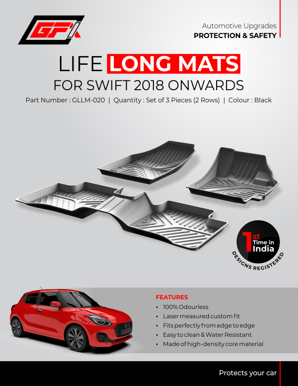 GFX SWIFT 2018 ONWARDS LIFE LONG MATS – DolphinAccessories