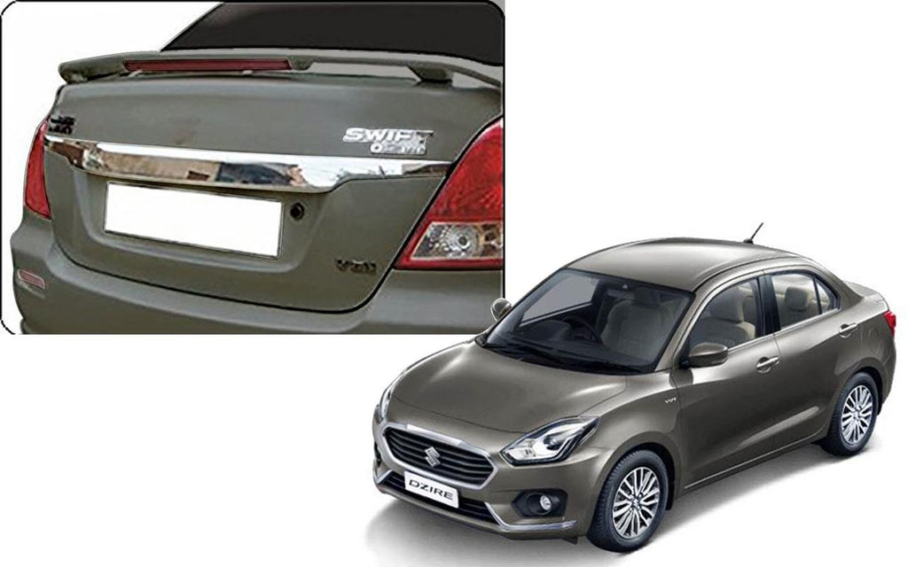 Maruti Suzuki Swift Dzire 2018 M-Tek Rear Spoiler (Magma Grey) MK-A009 ...