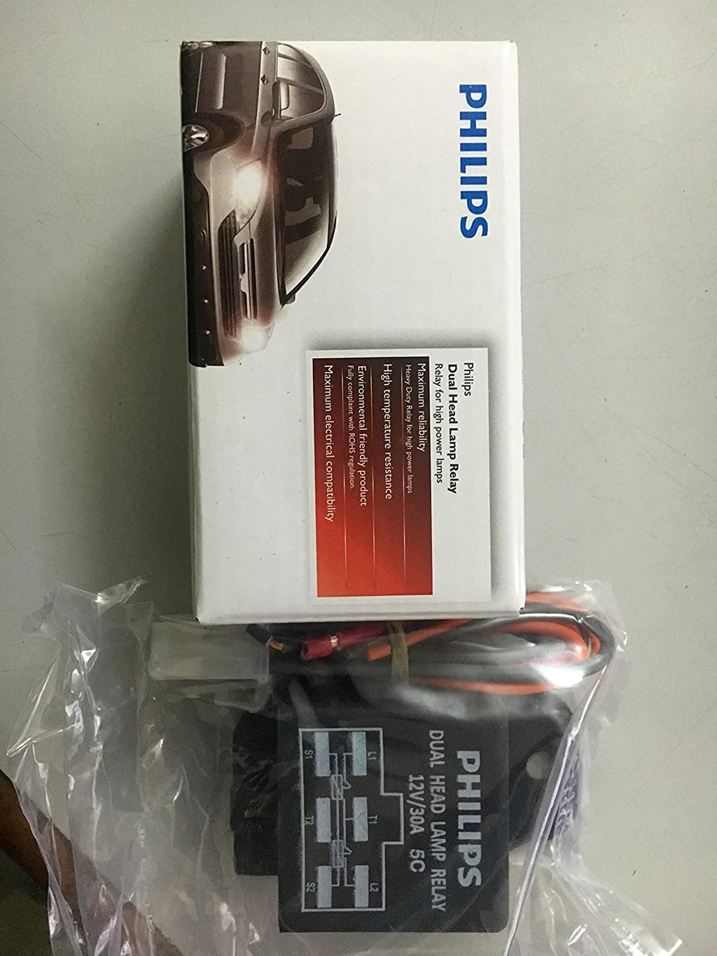 PHILIPS DUAL HEAD LAMP H4 RELAY 12003 – DolphinAccessories