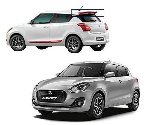 SWIFT MTEK REAR SPOILER-SILKY SILVER METALIC MK-A001 – DolphinAccessories