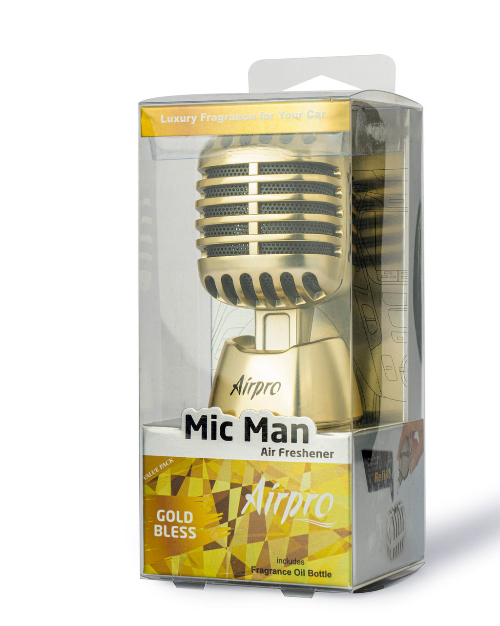 Airpro Mic Man Gold Bliss – Car Perfume – DolphinAccessories