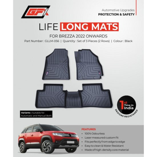 GFX BREZZA 2022 ONWARDS LifeLong Mat – DolphinAccessories