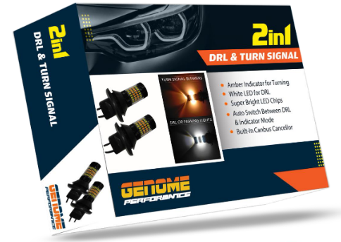 GENOME Dual Colour - DRL + Turn Signal LED – DolphinAccessories