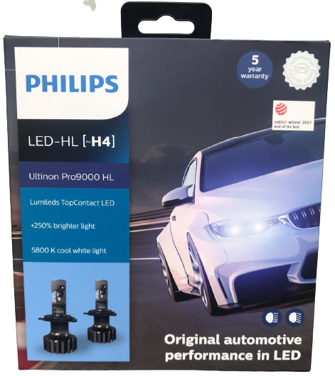 Philips LED-HL [H4] Ultinon Pro9000 11342 – DolphinAccessories
