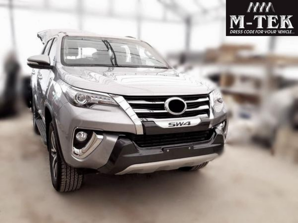 M-TEK NEW FORTUNER FRONT GUARD STARDOM BLACK – DolphinAccessories