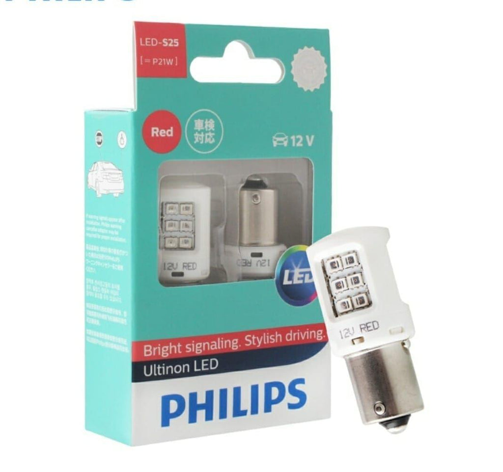 PHILIPS LED -S25 [=P21W] WHITE COLOUR 11498ULW – DolphinAccessories