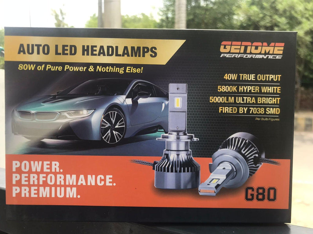 GENOME G80 LED Headlights for Car – DolphinAccessories